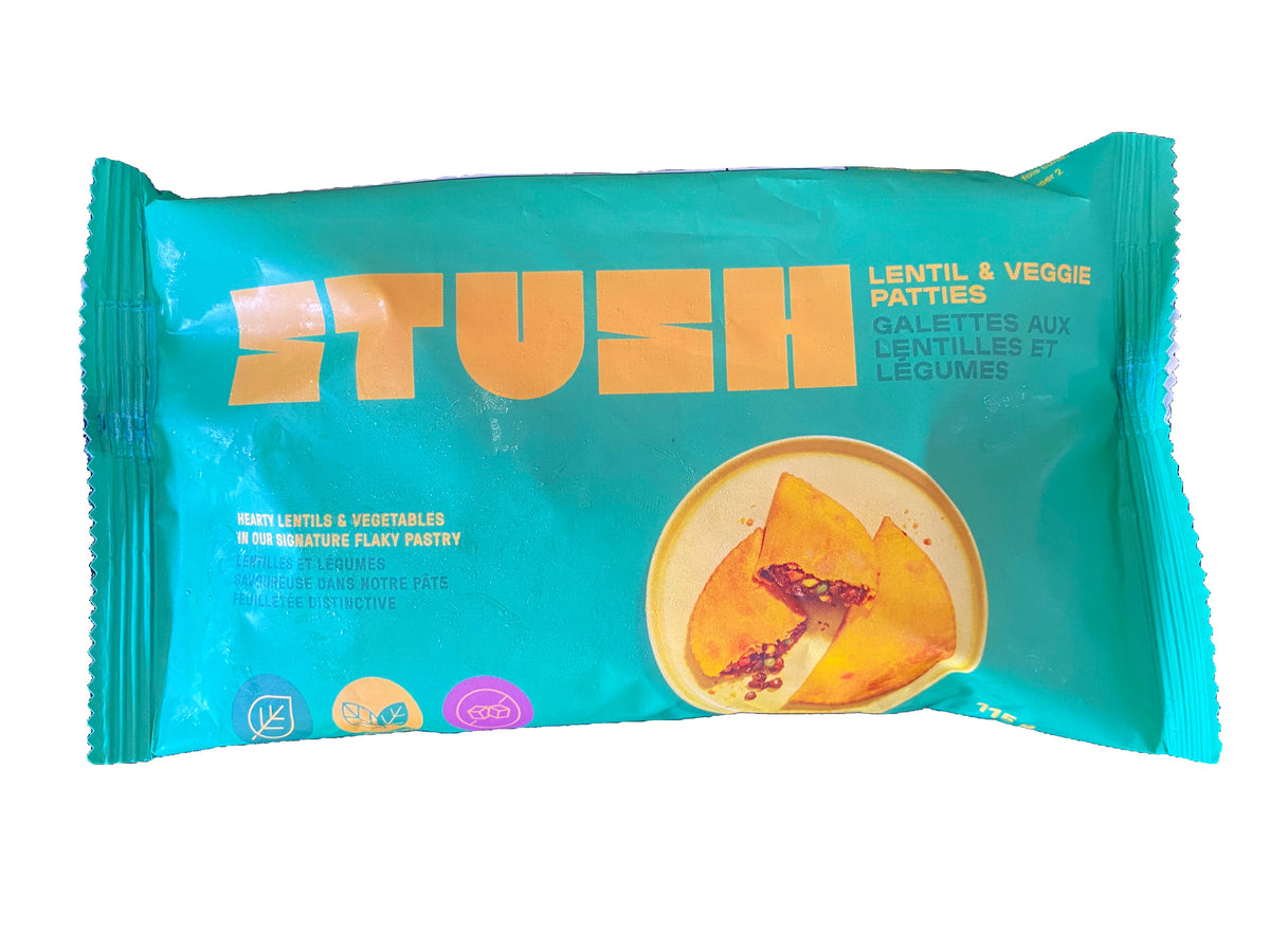 Stush Lentil & Veggie Patties Single – Good Rebel
